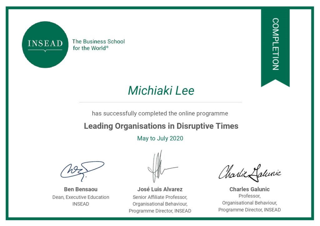 INSEAD – Cross Frontier